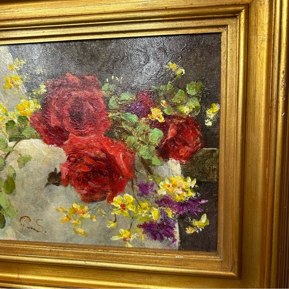 Elizabeth Pena | Art | Elizabeth Pena Flowers Oil Painting On Canvas ...
